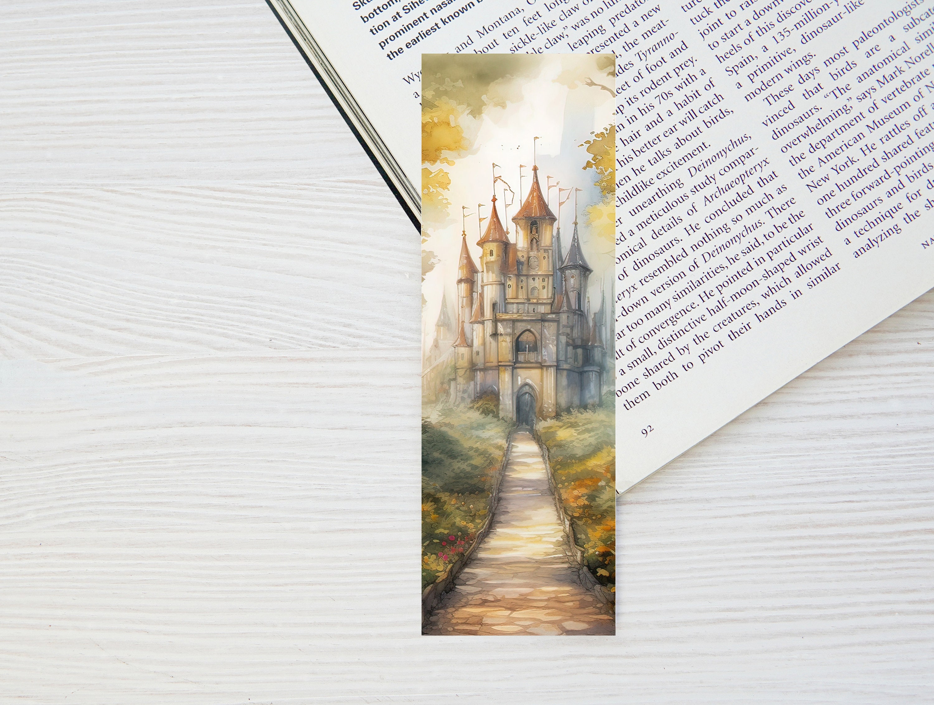 Printable Cute Fantasy Castle Bookmarks | Set of 4 Bundle | Fairytale ...