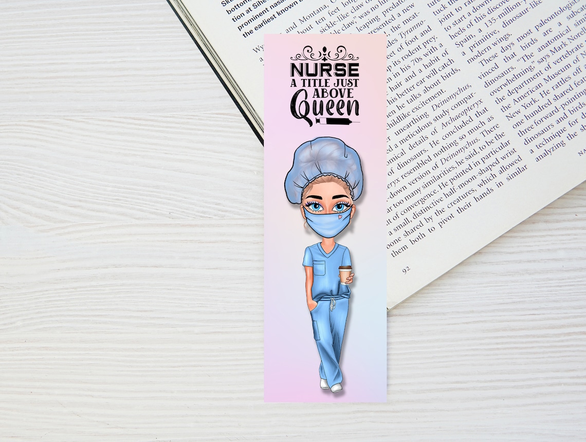 Printable Nurse Bookmarks | Set of 4 | Nurse Life Bookmarks | Nurse ...