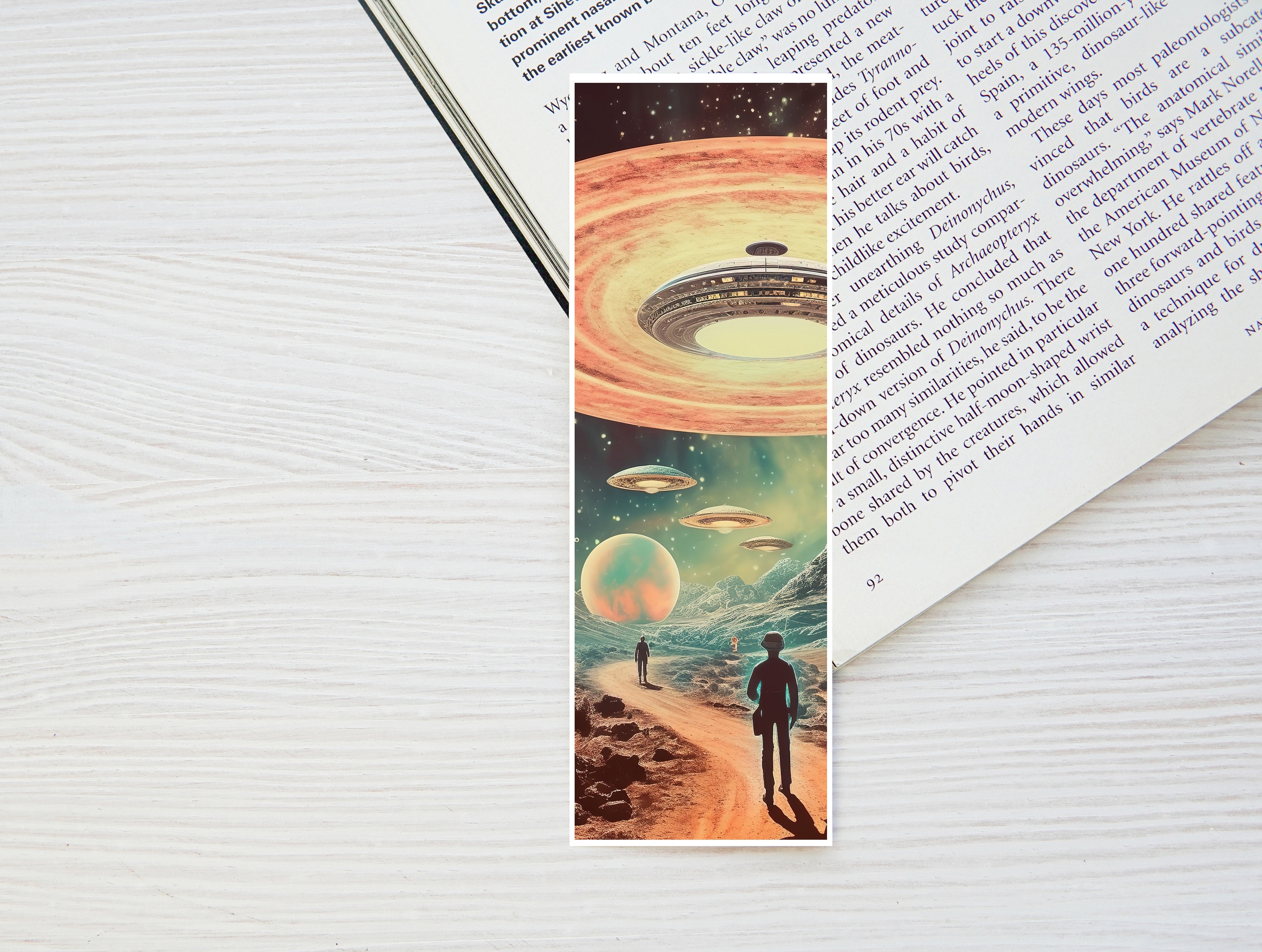 Printable Retro Sci-fi Bookmarks Set of 4 Vintage Retro - Etsy Australia