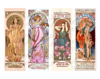 Bookmark Art Nouveau Collage With Original Woodcut Ex Libris - Etsy UK