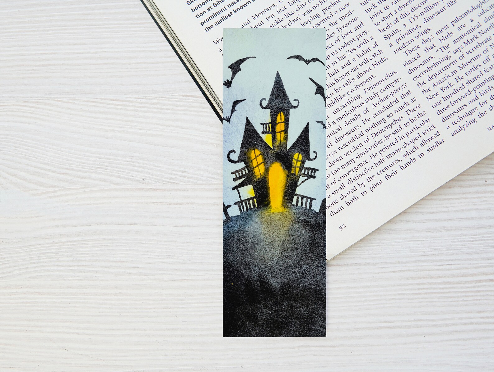 Printable Spooky Halloween Bookmark | 4 Bookmark Set | Unique Bookmark ...