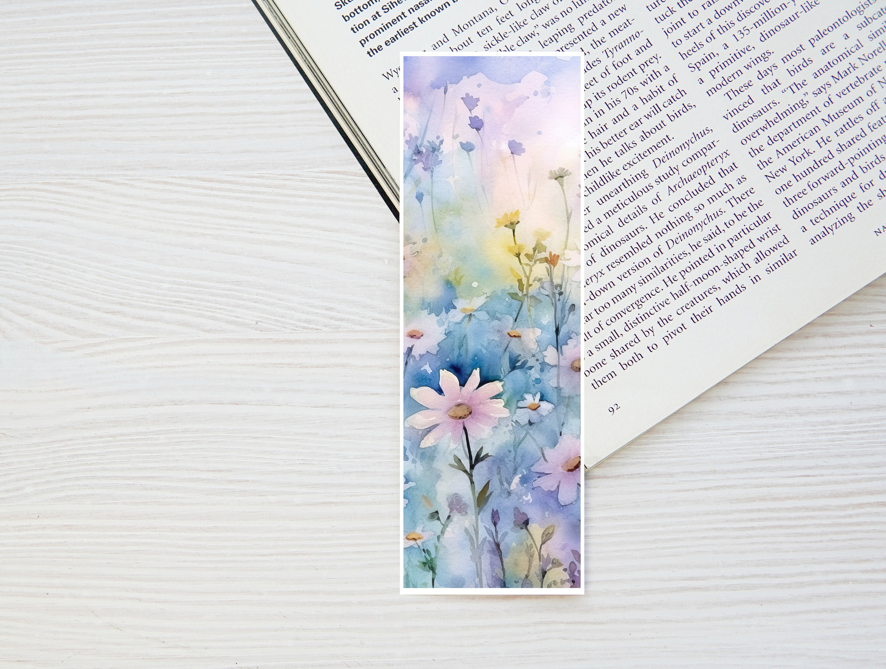 Printable Spring Flowers Bookmarks | 4 Bookmark Set | Floral Bookmark | Summer Spring Bookmark ...
