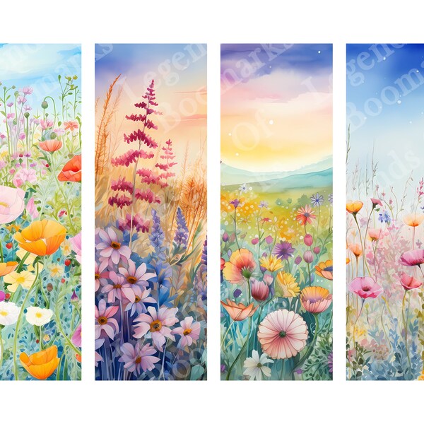 Flower Bookmark - Etsy