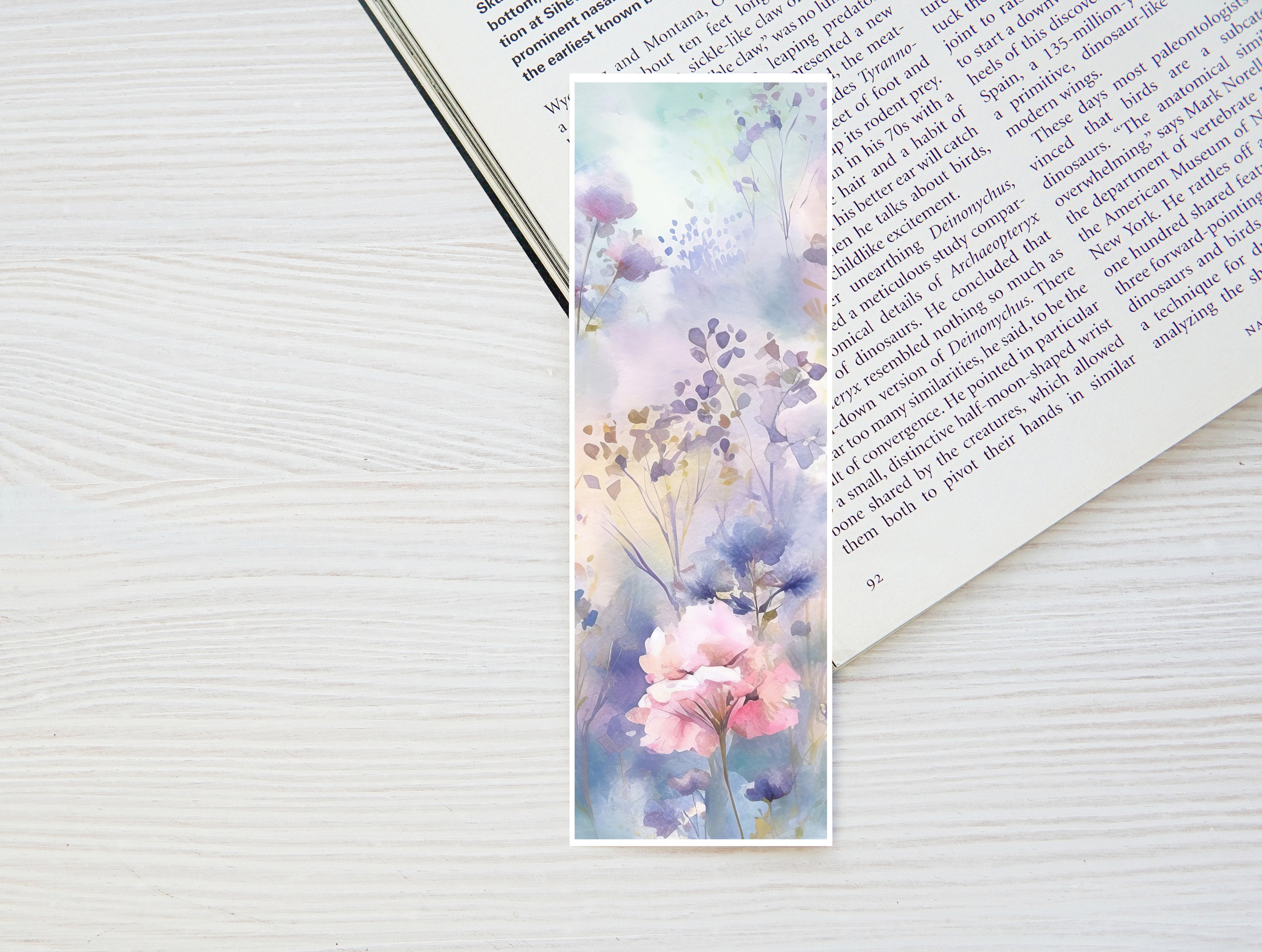 Printable Spring Flowers Bookmarks | 4 Bookmark Set | Floral Bookmark | Summer Spring Bookmark ...