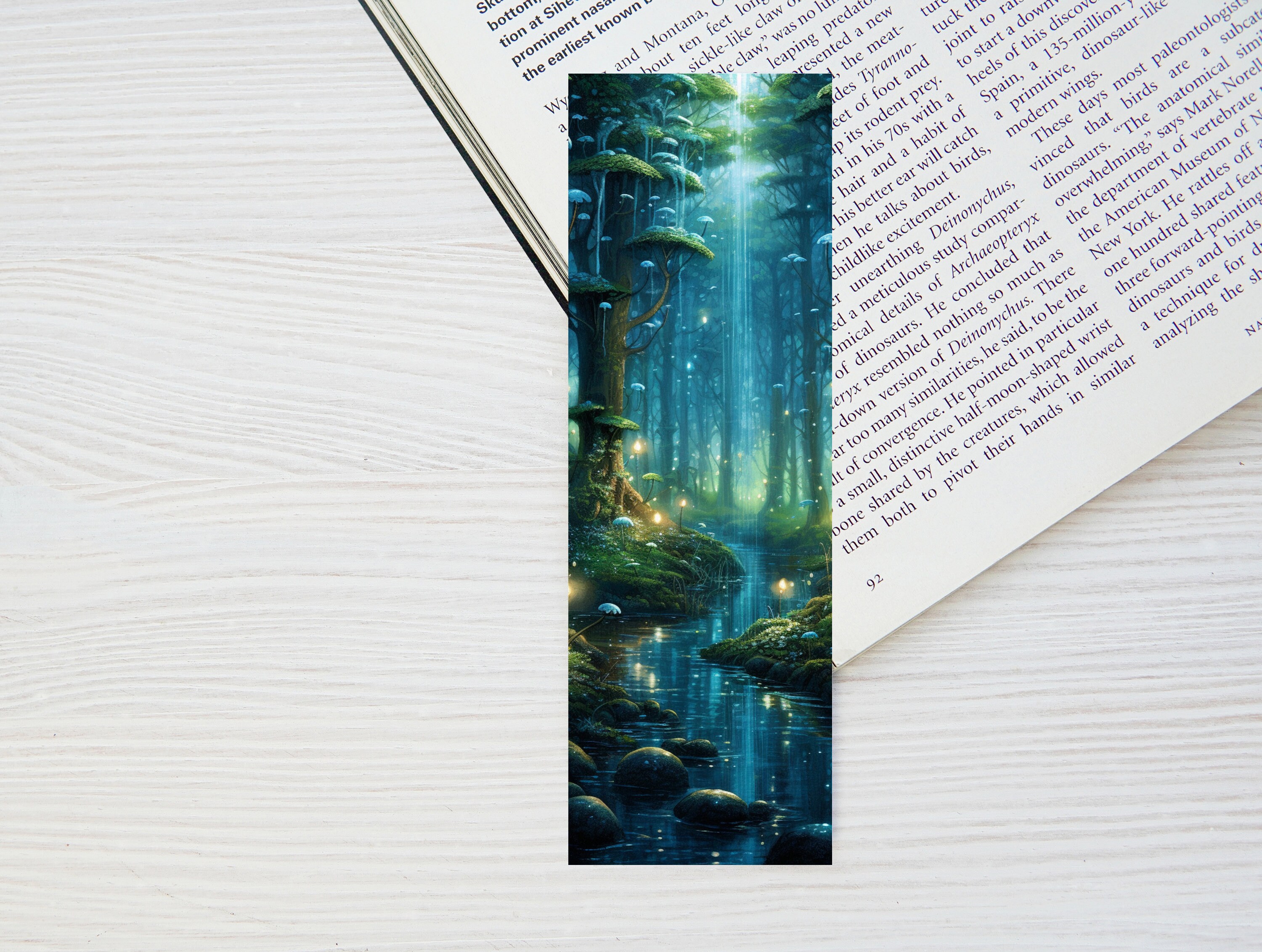 Printable Enchanted Forest Bookmark 4 Bookmark Set Fantasy Forest ...