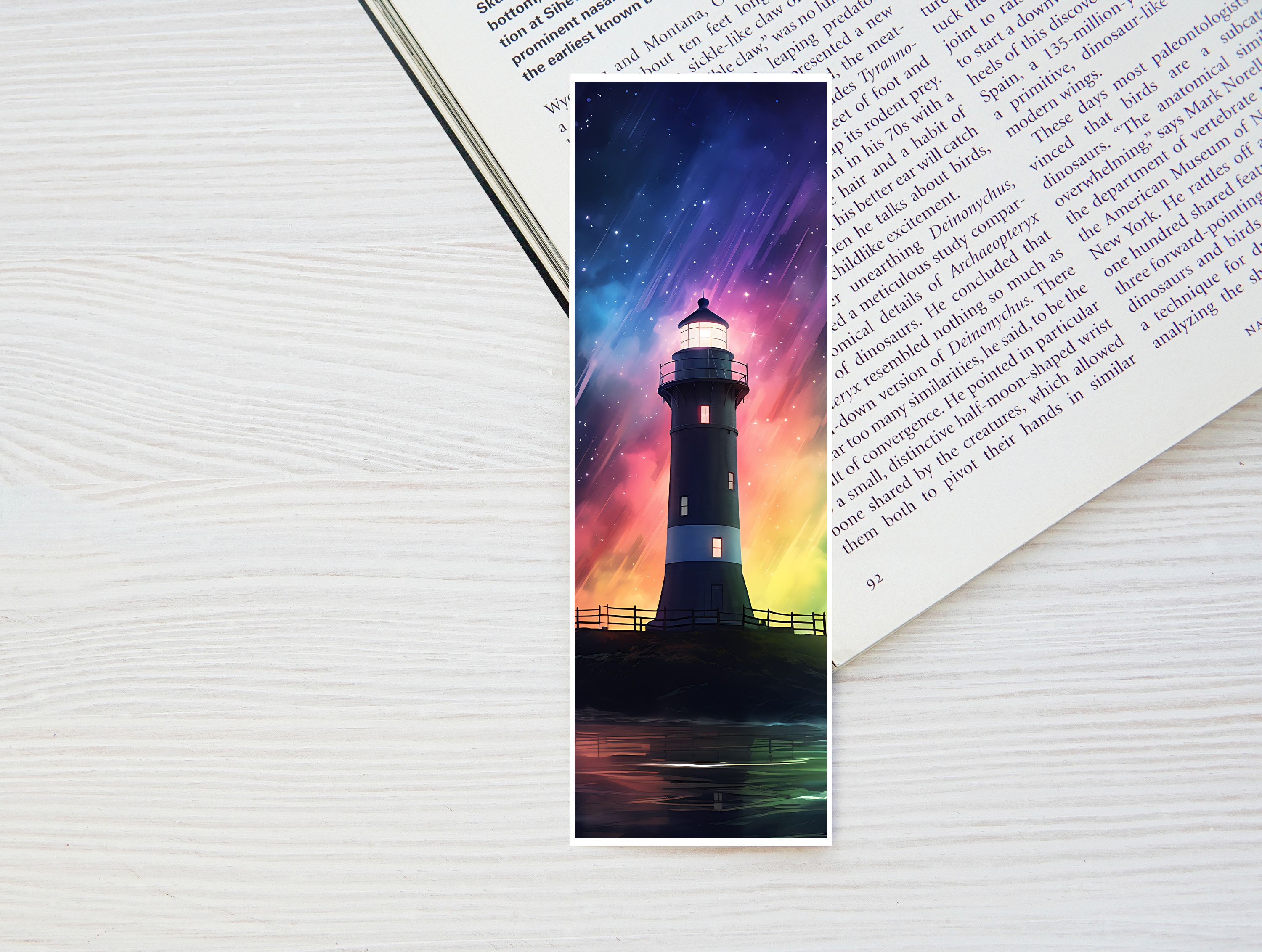 Printable Lighthouse Bookmarks | Set of 4 Bookmark | Watercolor ...