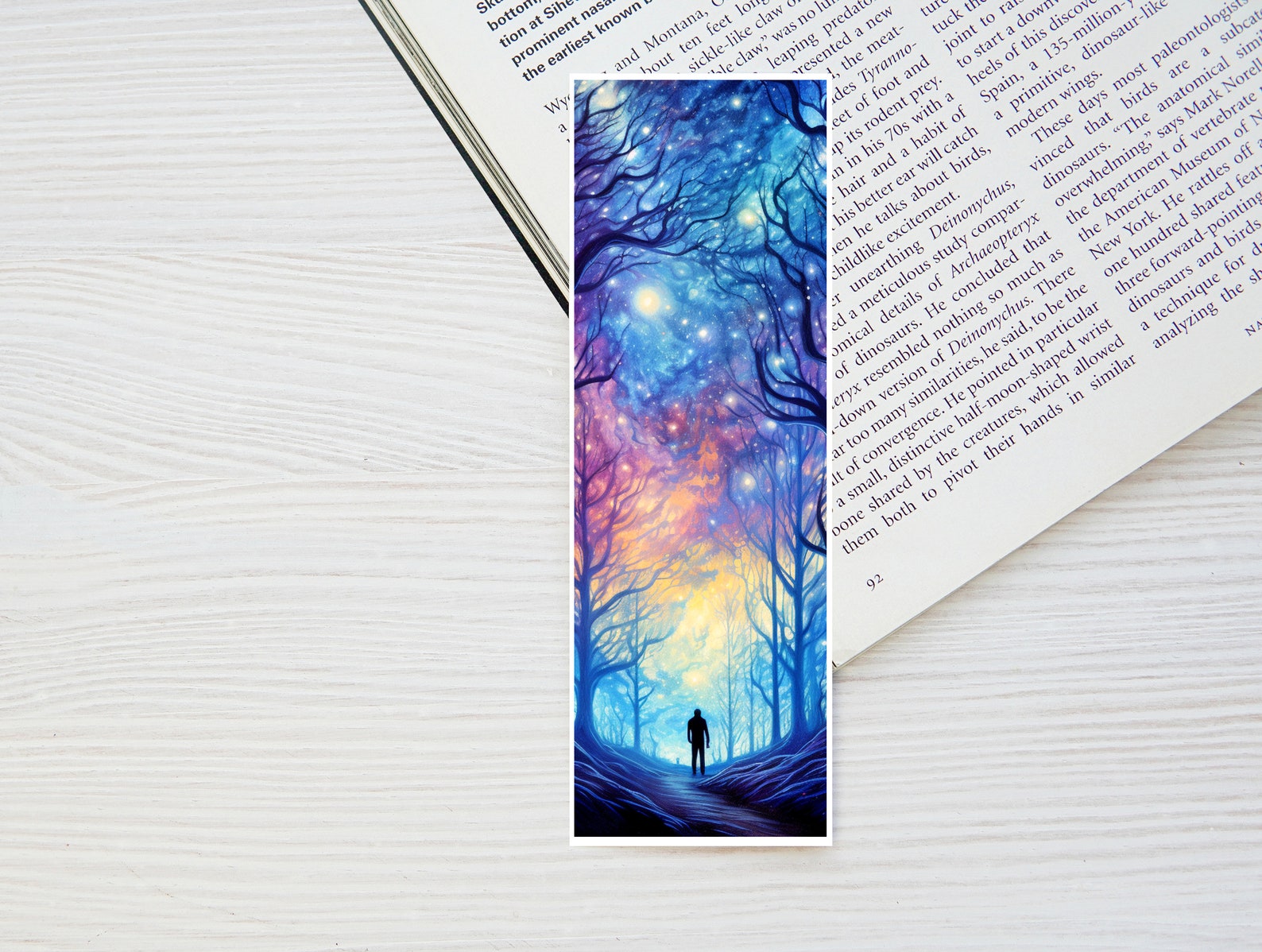 Printable Galaxy Bookmarks | 4 Bookmark Set | Starry Night Bookmark ...