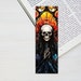Printable Gothic Skull Bookmarks | 4 Bookmark Set | Halloween Bookmark ...