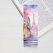 Printable Pink Eiffel Tower Bookmarks Set of 4 Digital Bookmark ...