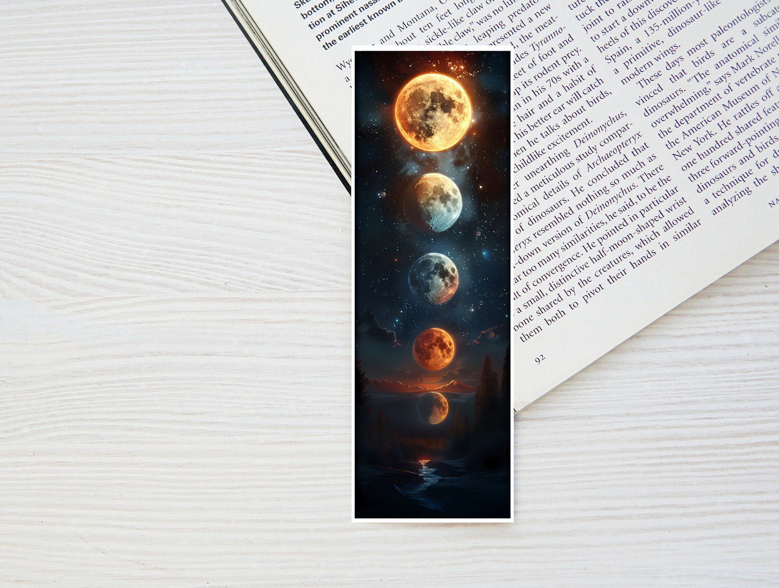 Printable Celestial Bookmarks 4 Bookmark Set Moon Bookmark Solar System ...