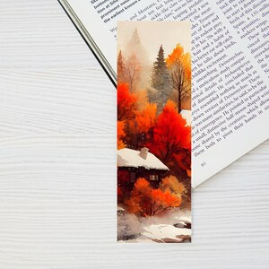 Printable Fall Autumn Bookmarks | Set of 4 | Fall Autumn Watercolor ...