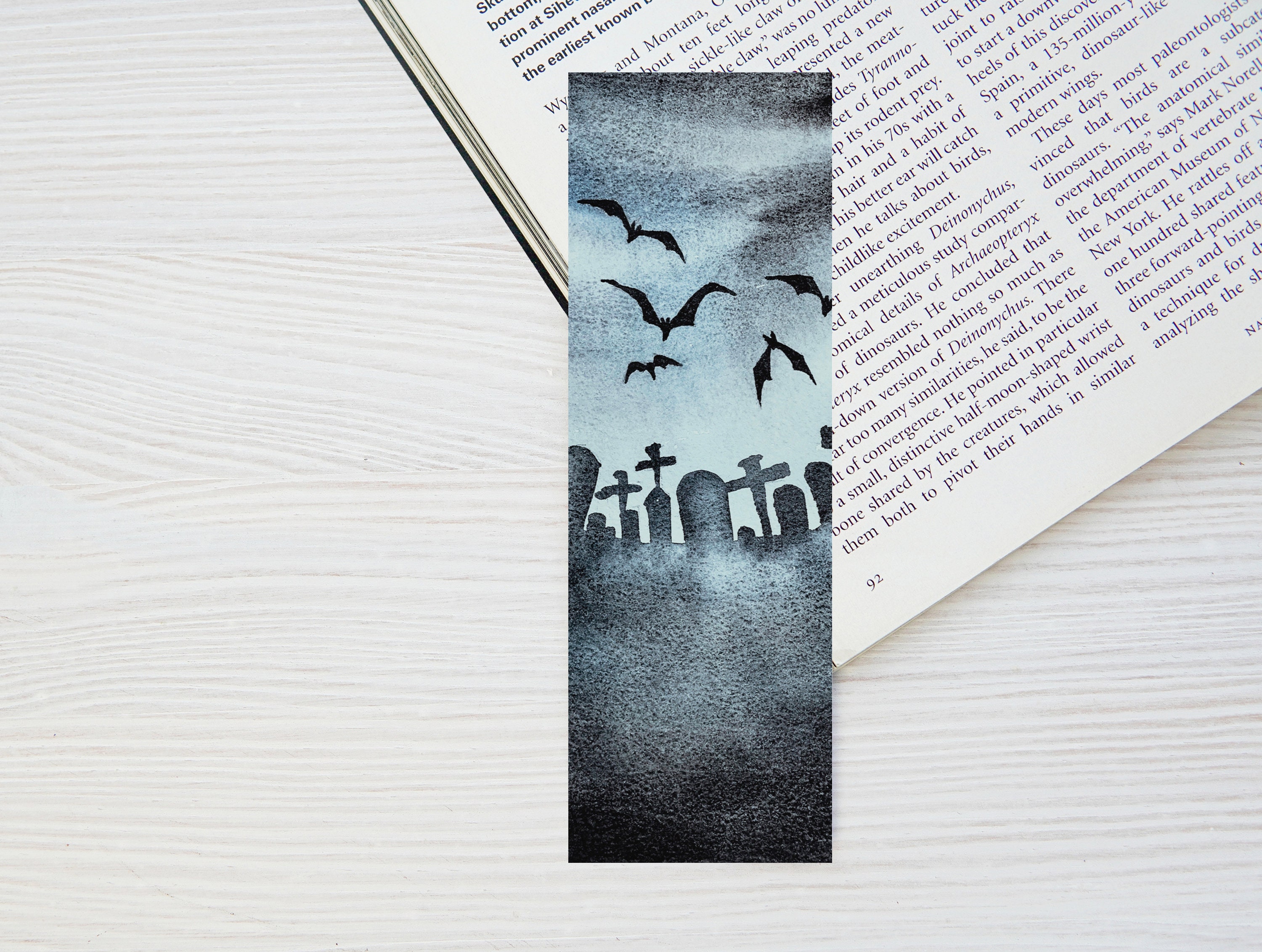 Printable Spooky Halloween Bookmark | 4 Bookmark Set | Unique Bookmark ...