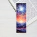 Printable Galaxy Bookmarks | 4 Bookmark Set | Starry Night Bookmark ...