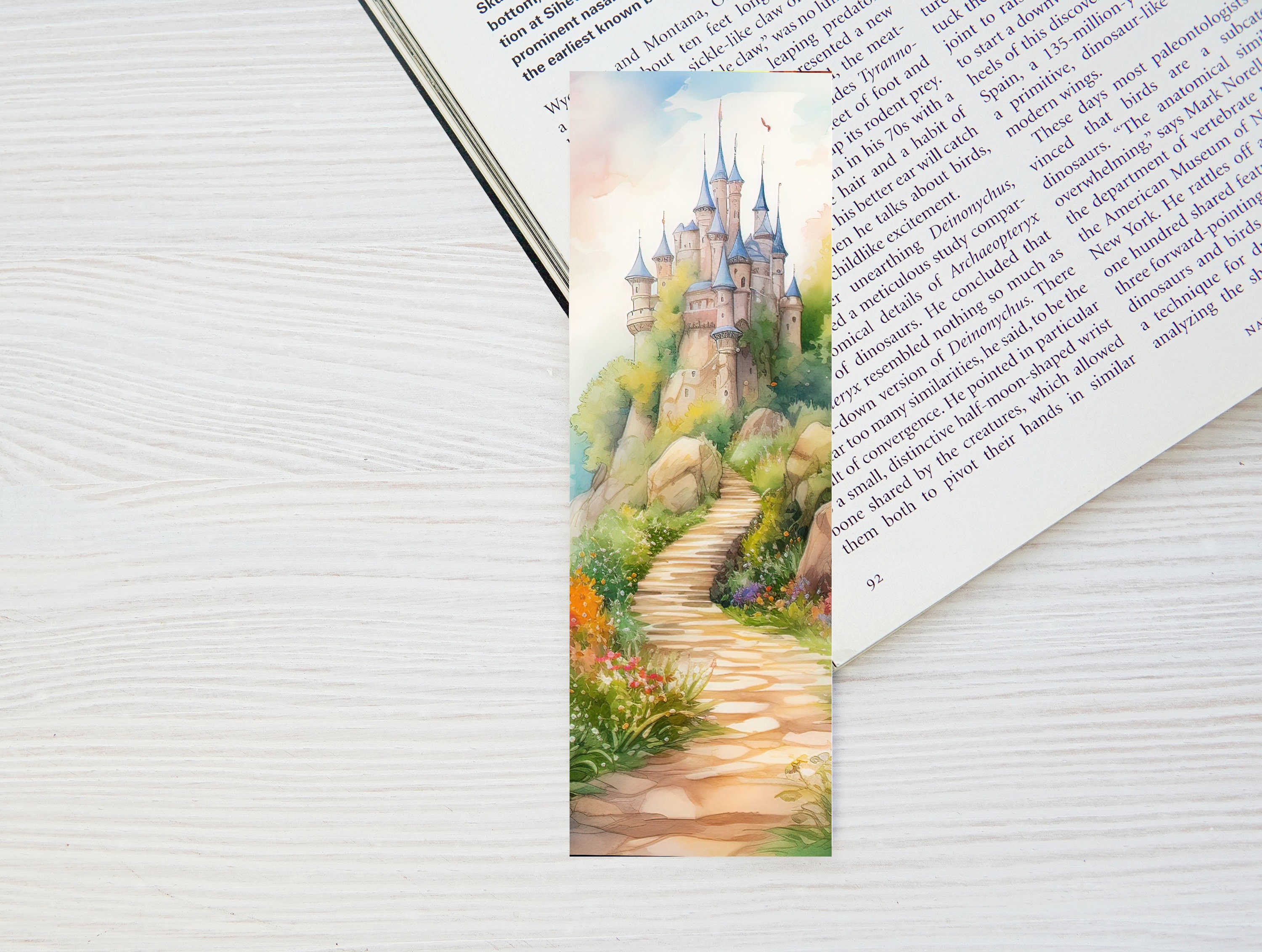 Printable Cute Fantasy Castle Bookmarks | Set of 4 Bundle | Fairytale ...