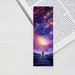 Printable Galaxy Bookmarks | 4 Bookmark Set | Starry Night Bookmark ...