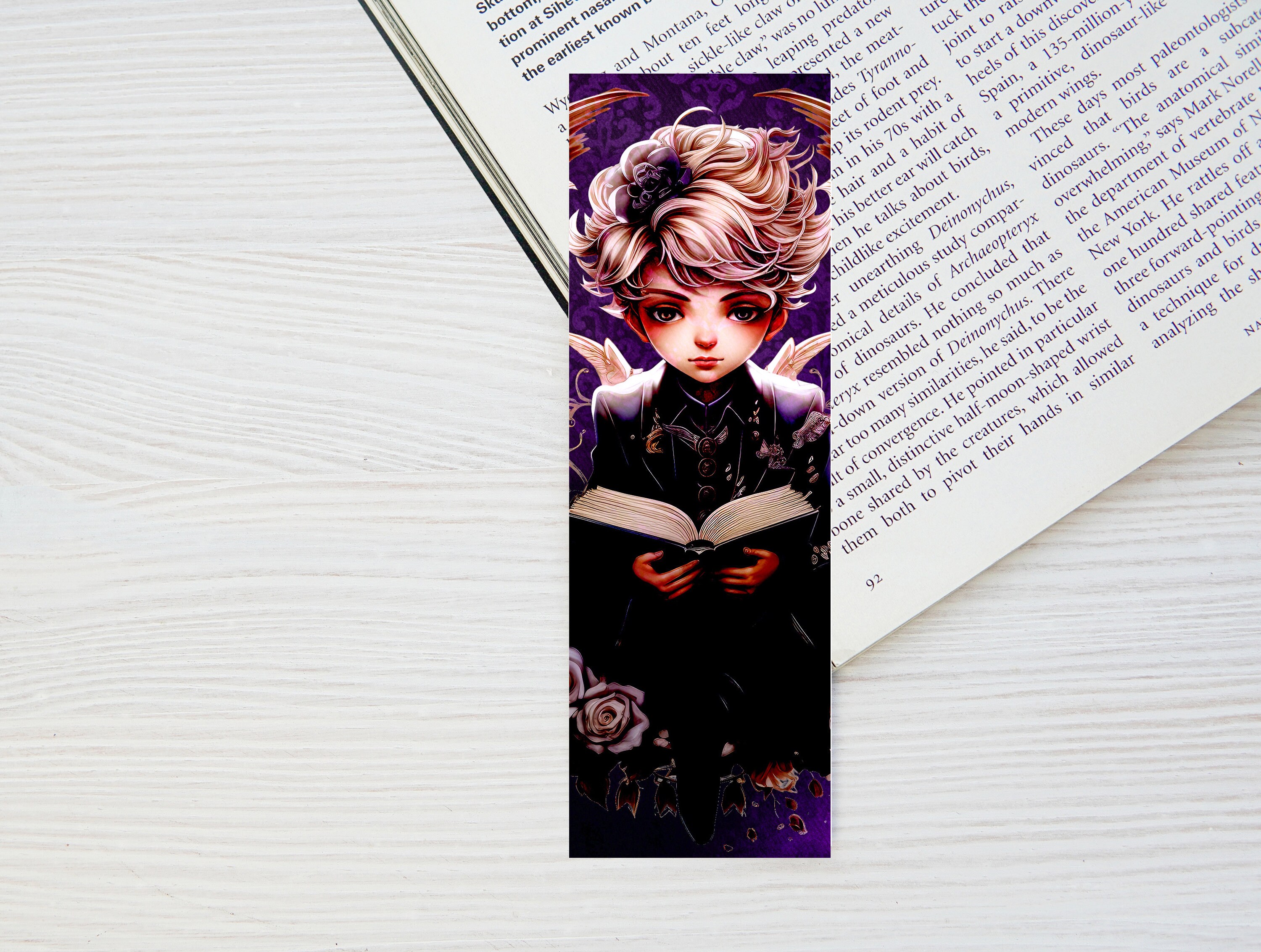 Printable Cute Gothic Reading Bookmarks | Set of 4 Bundle | Goth ...