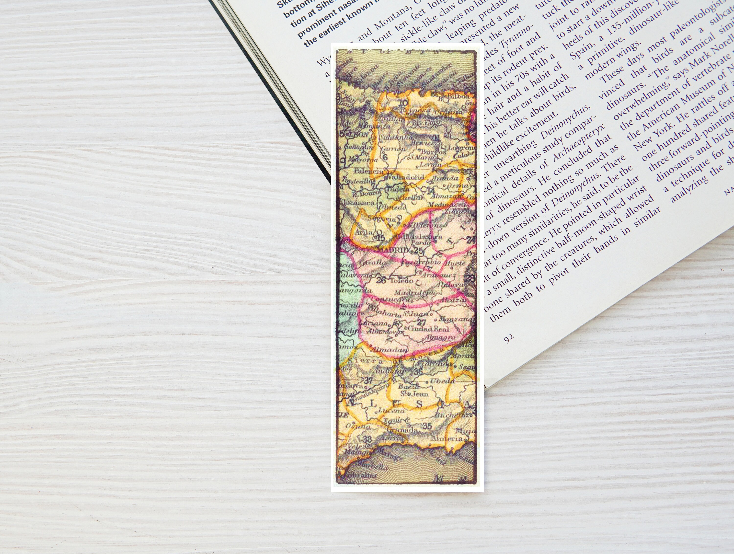 Printable Vintage Maps Bookmarks | 4 Bookmark Set | Map Bookmark ...