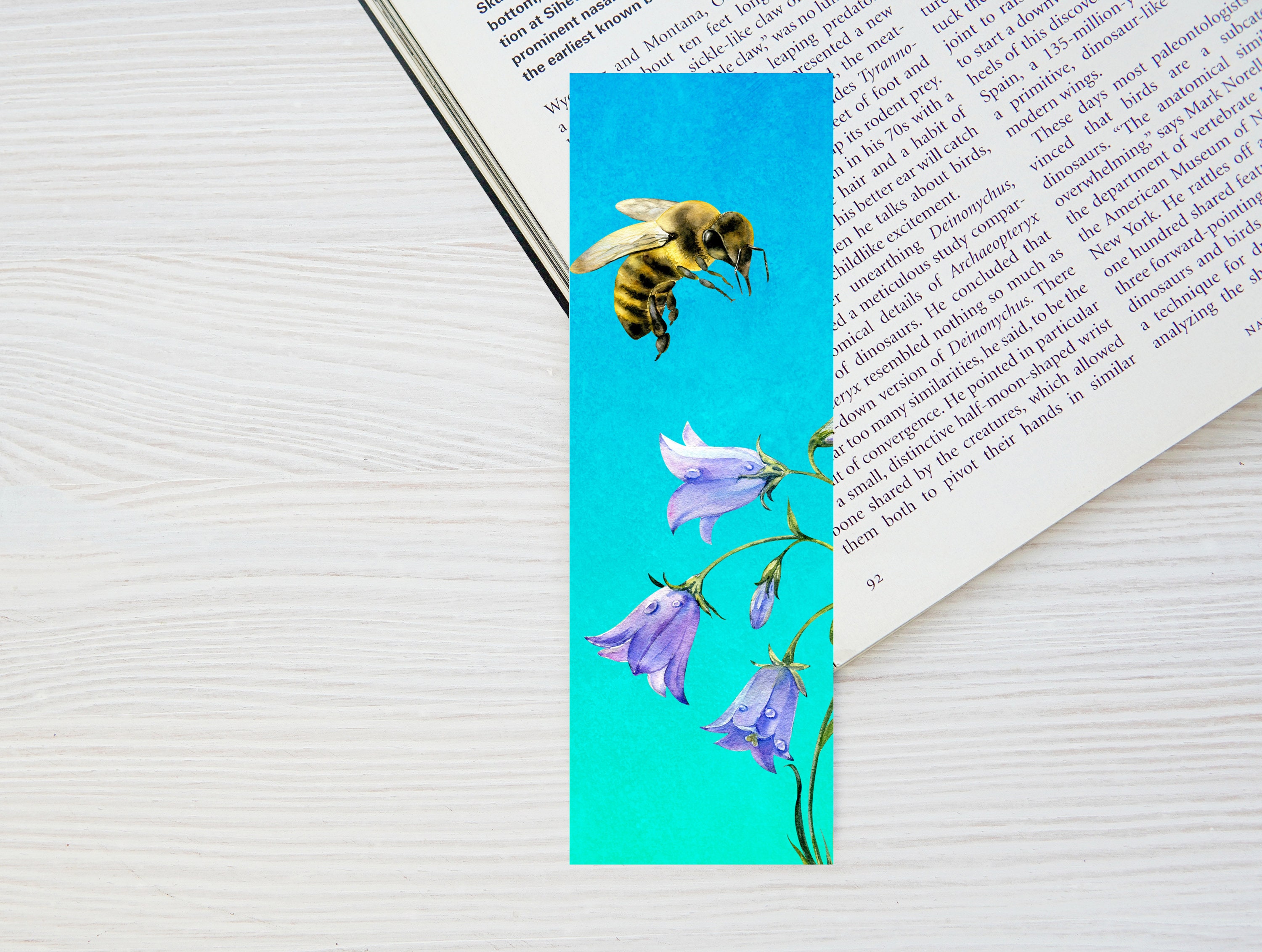Printable Bee Bookmarks Set of 4 Bumble Bee Bookmark Bookmark for Women ...