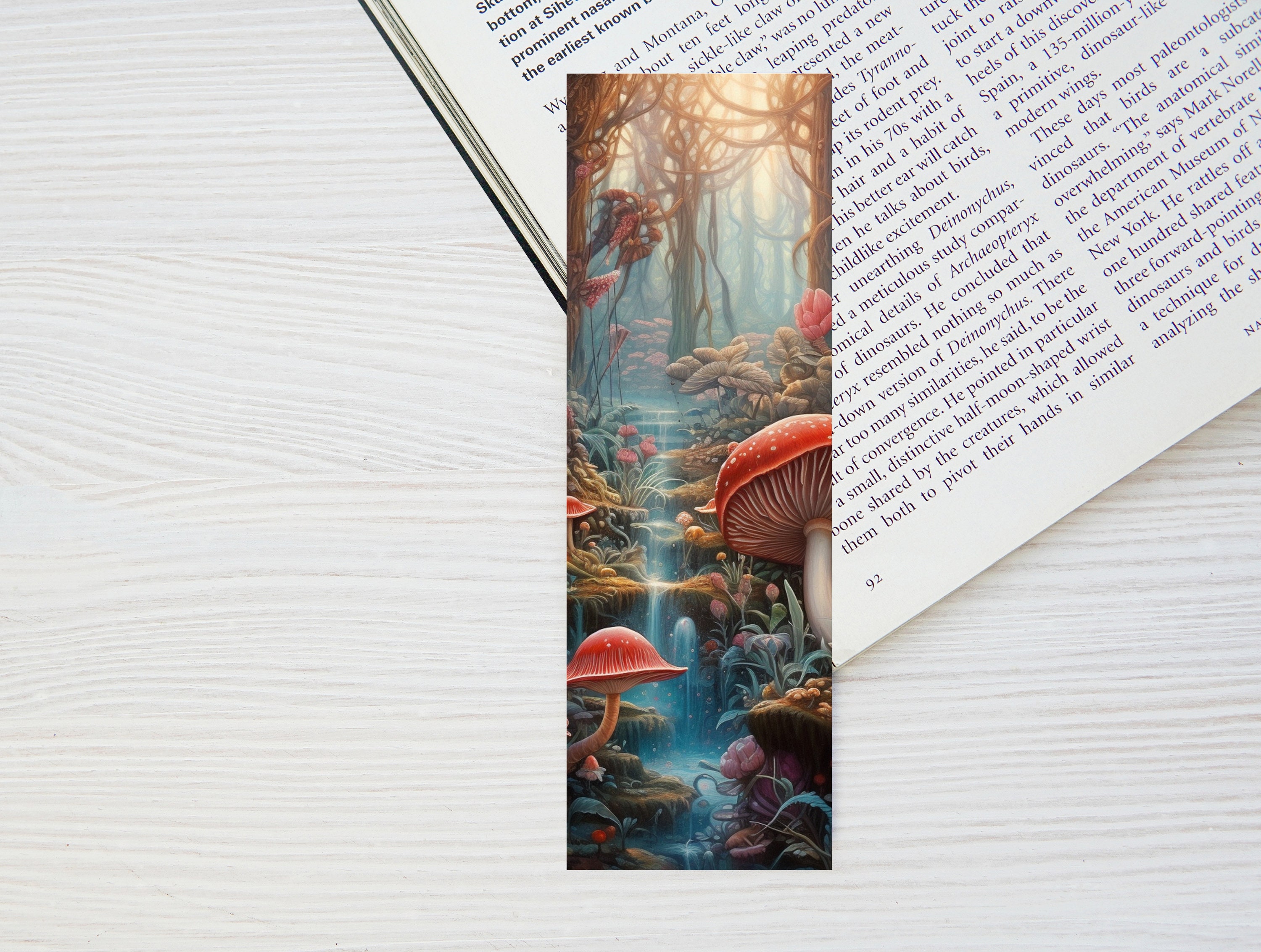 Printable Enchanted Forest Bookmark 4 Bookmark Set Fantasy Forest ...