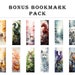 Printable Starry Night Bookmarks | 4 Bookmark Set | Unique Bookmark ...
