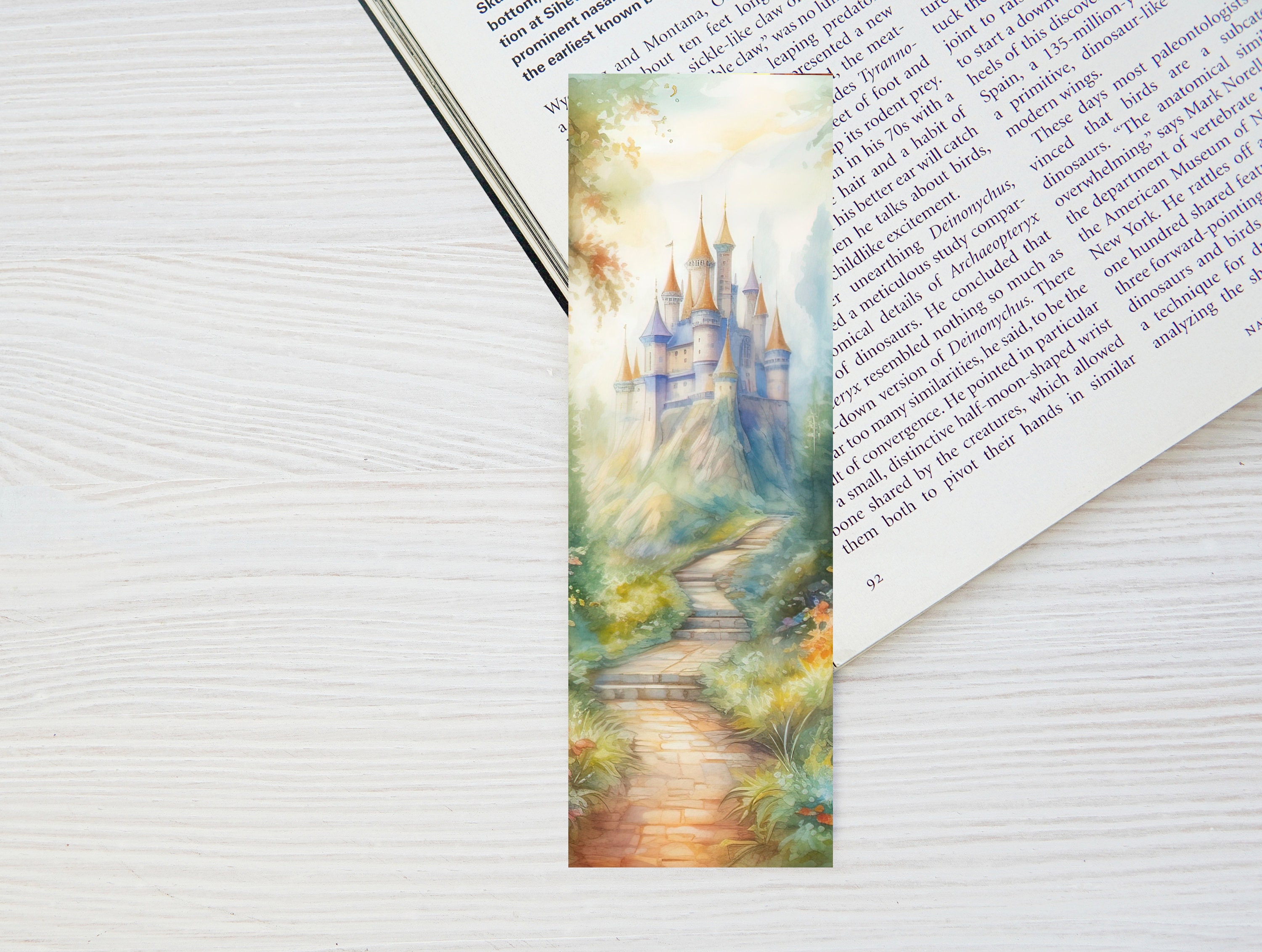 Printable Cute Fantasy Castle Bookmarks | Set of 4 Bundle | Fairytale ...