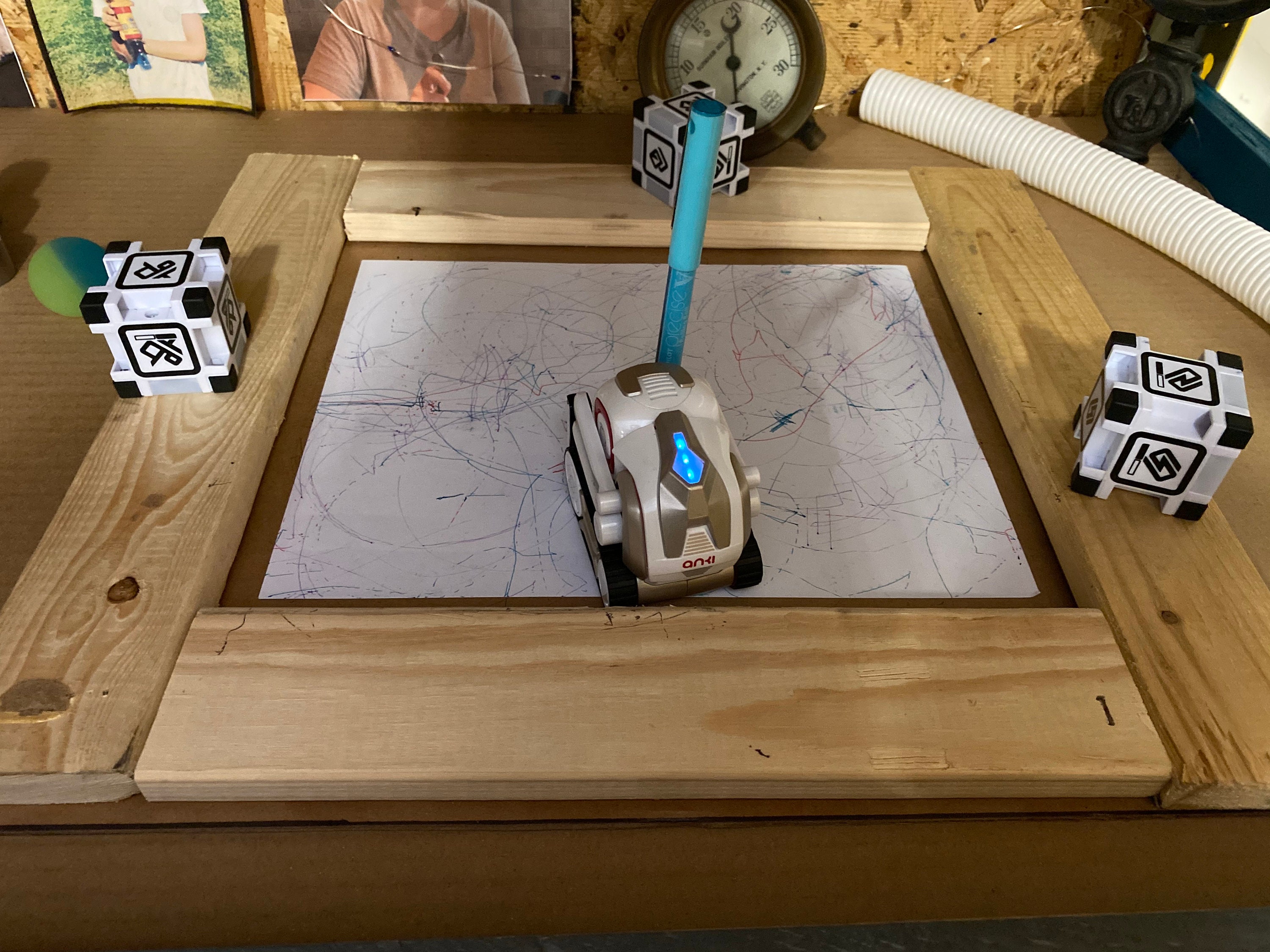 Tri-color Artwork by Cozmo Genuine Robot Art FREE SHIPPING - Etsy