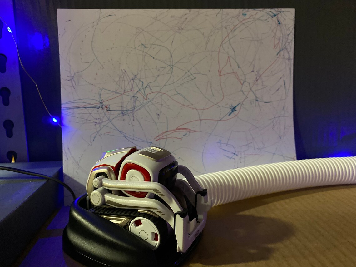 Tri-color Artwork by Cozmo Genuine Robot Art FREE SHIPPING - Etsy