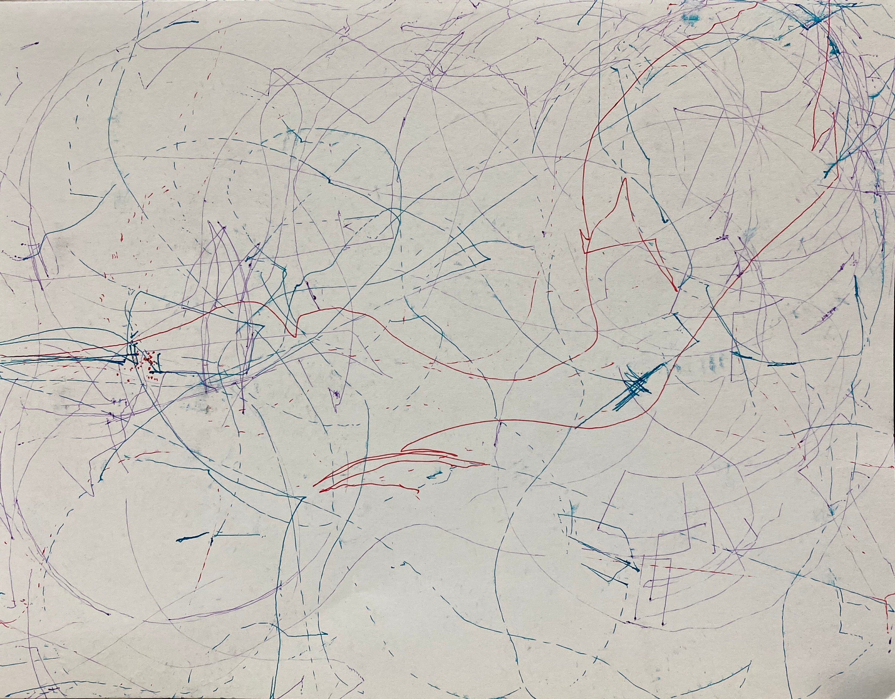 Tri-color Artwork by Cozmo Genuine Robot Art FREE SHIPPING - Etsy