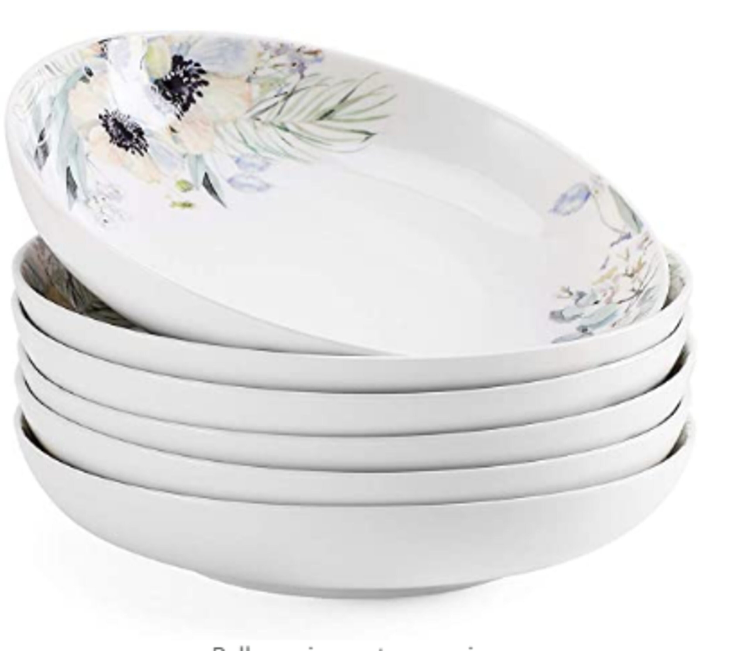30oz Pasta Salad Bowls Decorated With Beautiful Flower Etsy