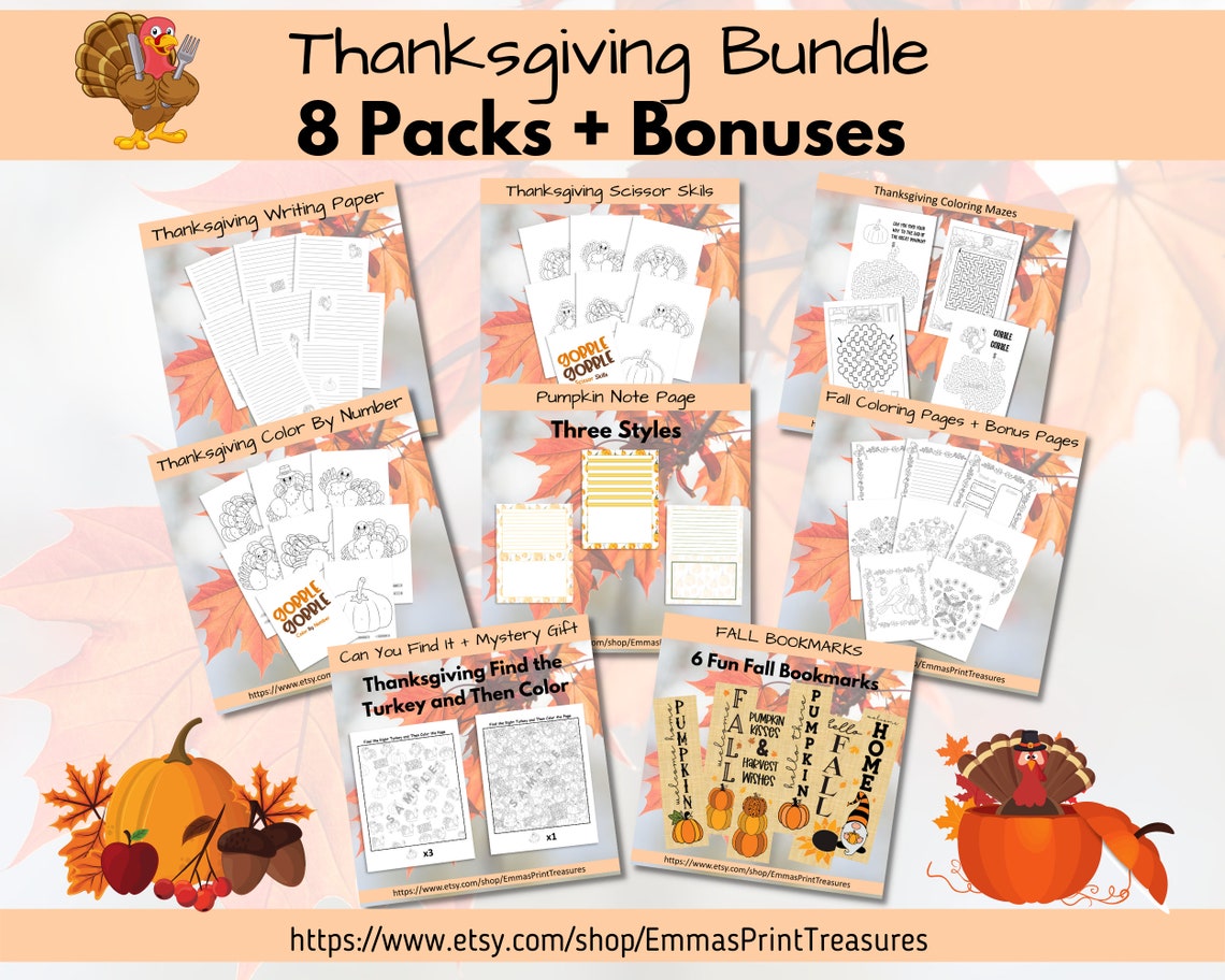 Thanksgiving Bundle| 8+ Products That Will Rock Your Holiday Get ...
