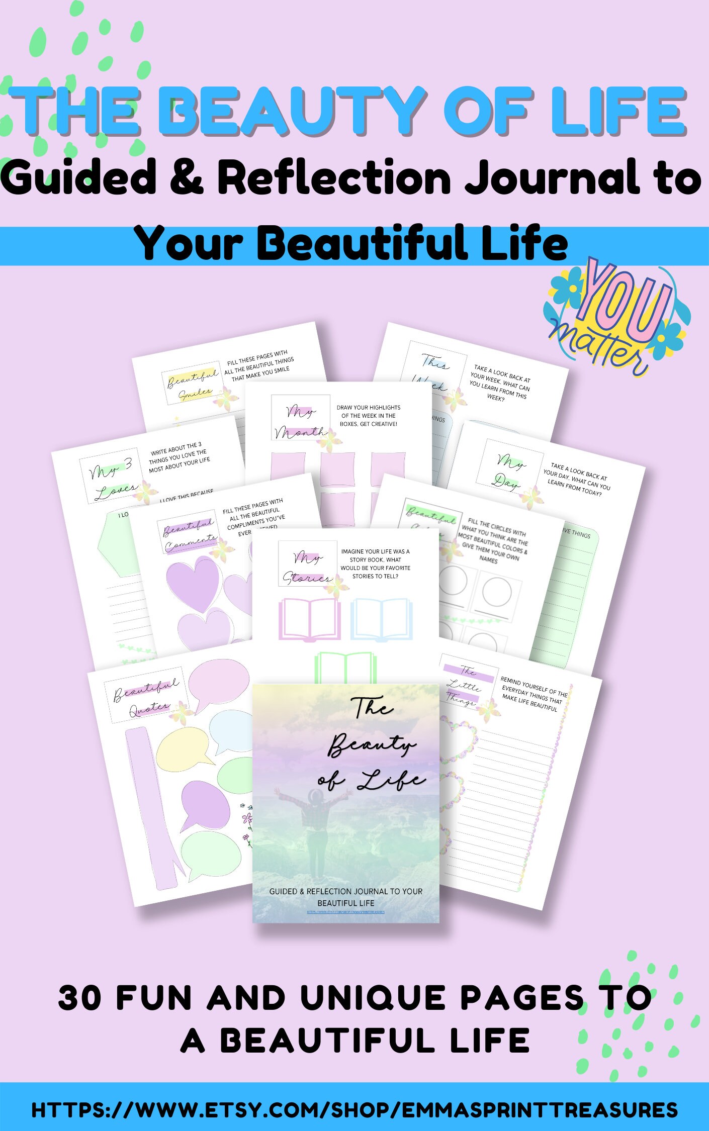 The Beauty of Life Gratitude & Reflection Journal to Your Beautiful ...