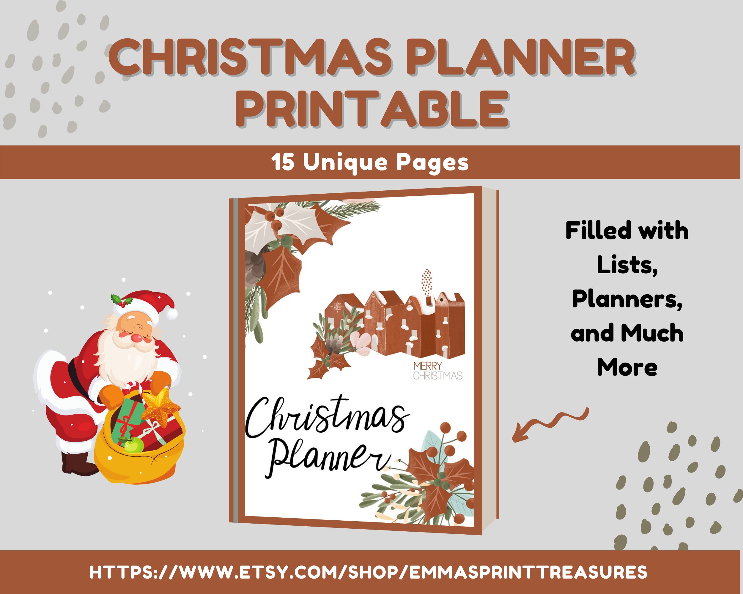 Christmas Planner Printable| Everything You Need to Plan and Organize ...