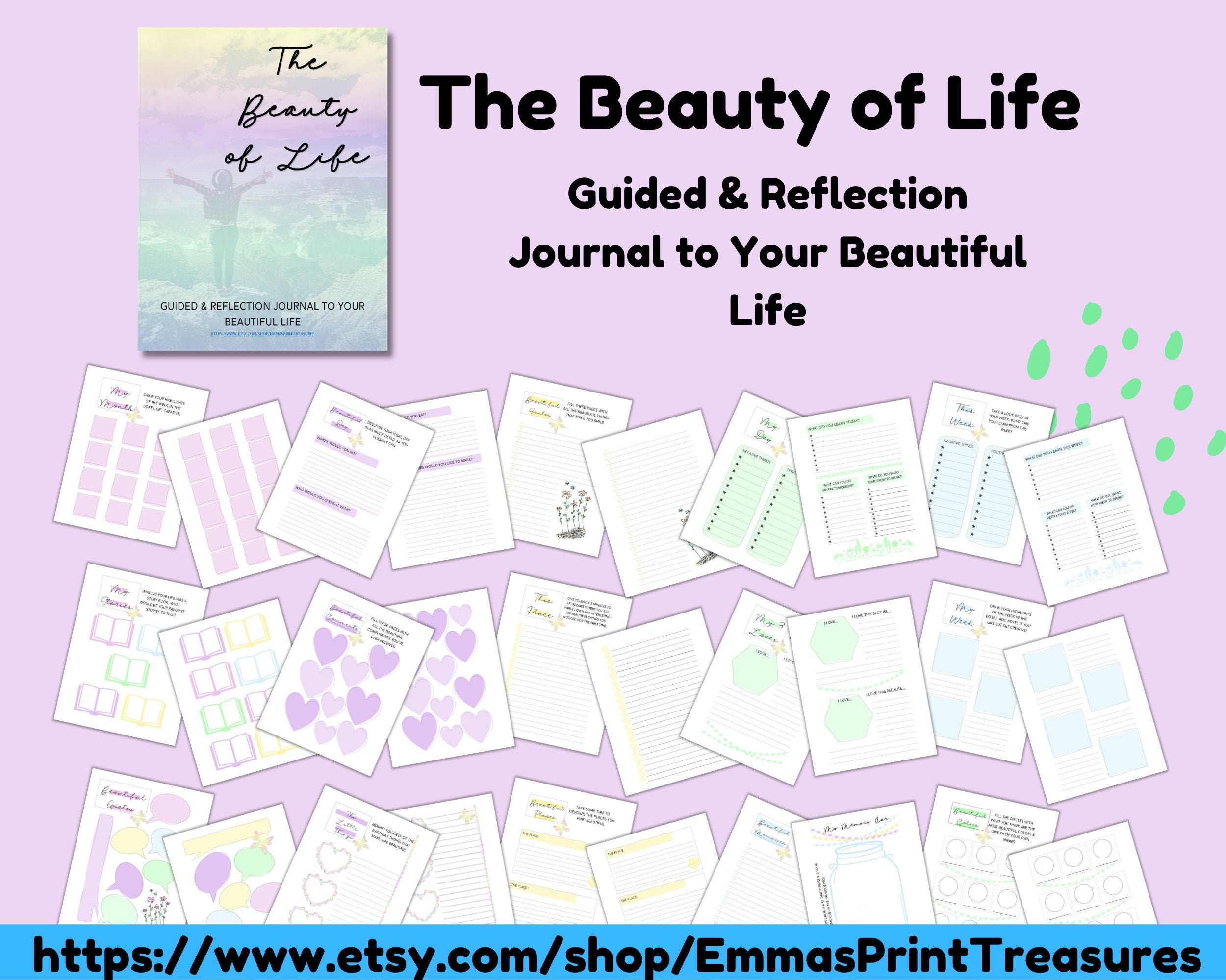 The Beauty of Life Gratitude & Reflection Journal to Your Beautiful ...