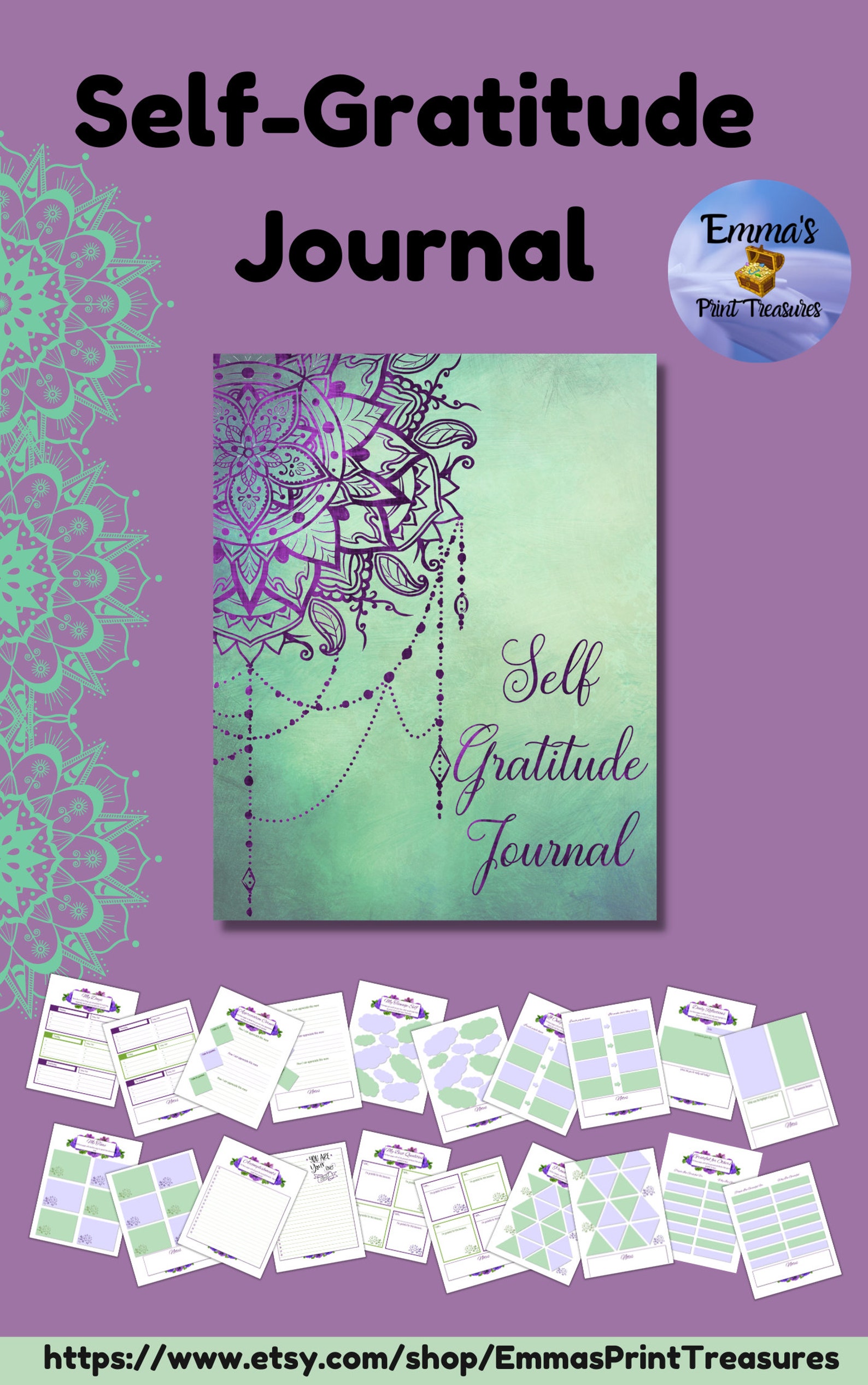 Self-gratitude Journal 25 Unique and Fun Pages to Explore and Realize ...