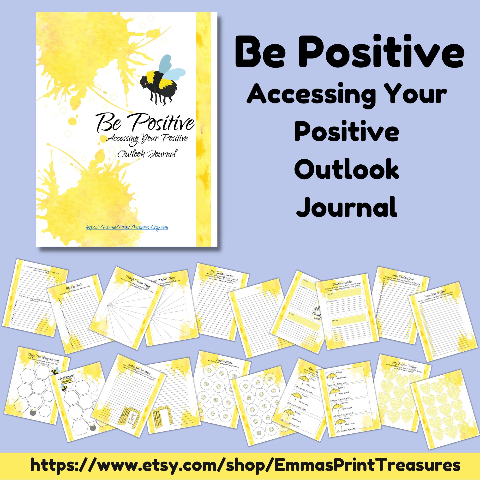 Be Positive Accessing Your Positive Outlook Journal| 27 Unique and Fun ...