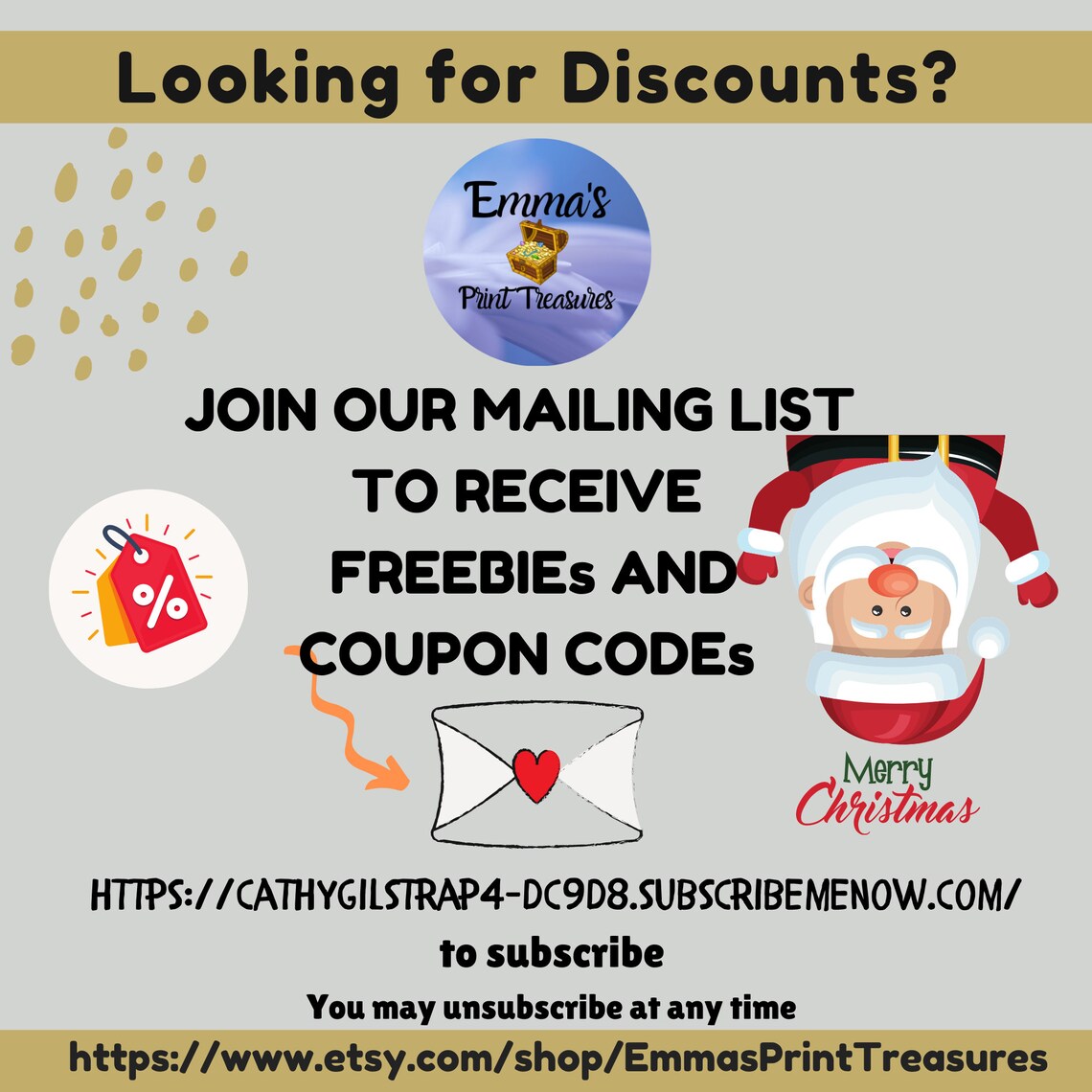 20 Printable Christmas Gift Tags - Gold| Digital Download| Party Favor ...