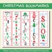 25 Christmas Bookmarks| 2x8 In| Makes a Great Stocking Stuffer for Your ...