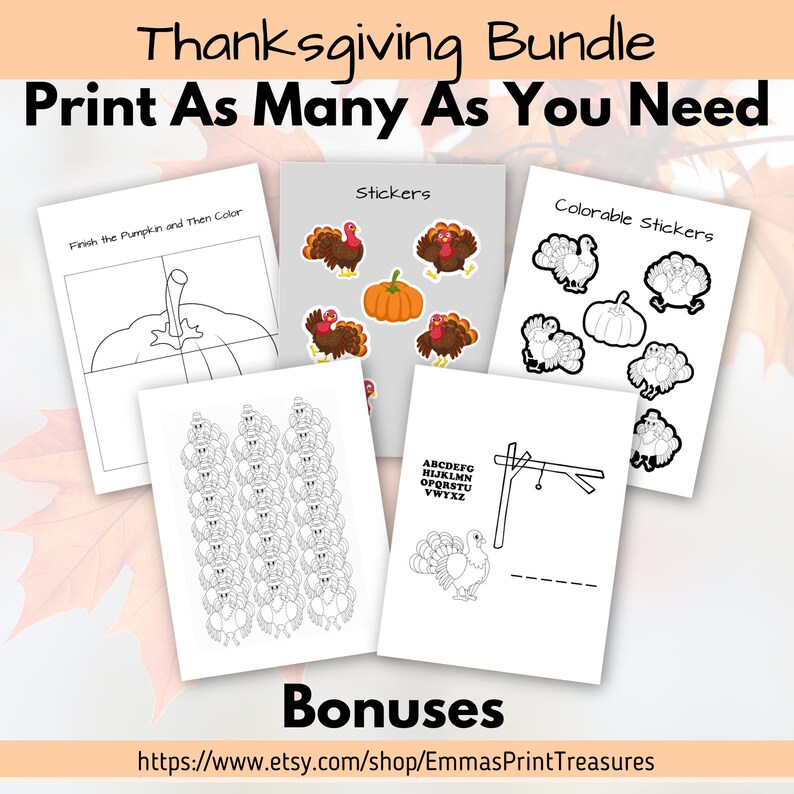 Thanksgiving Bundle| 8+ Products That Will Rock Your Holiday Get ...
