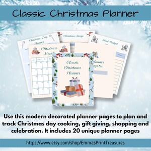 Classic Christmas Planner Everything You Need to Plan and Organize Your ...