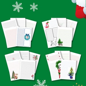 Fun Christmas Stationery| Digital Designer Stationery| Digital Planner ...