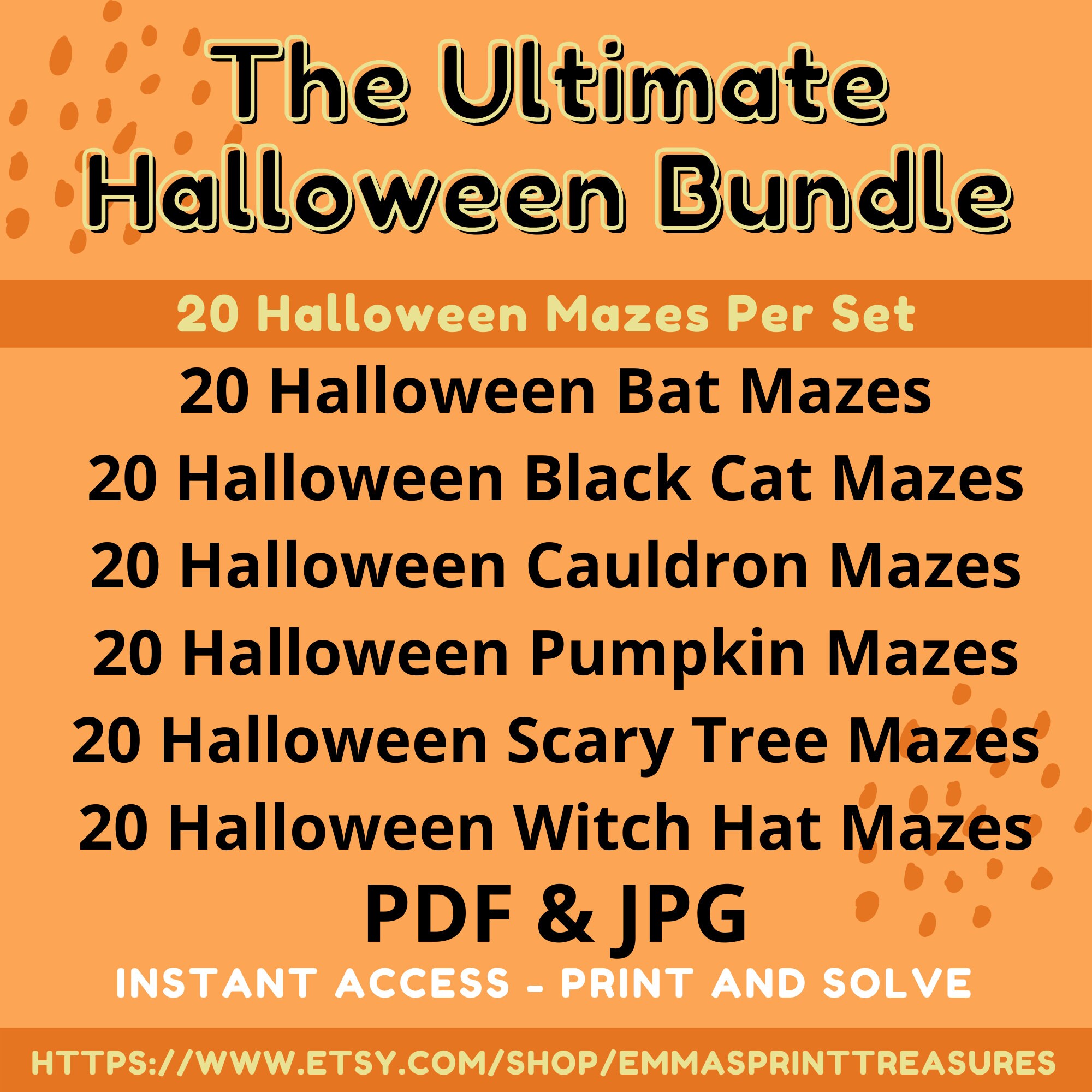 The Ultimate Halloween Bundle 10 Products That Will Rock Your - Etsy