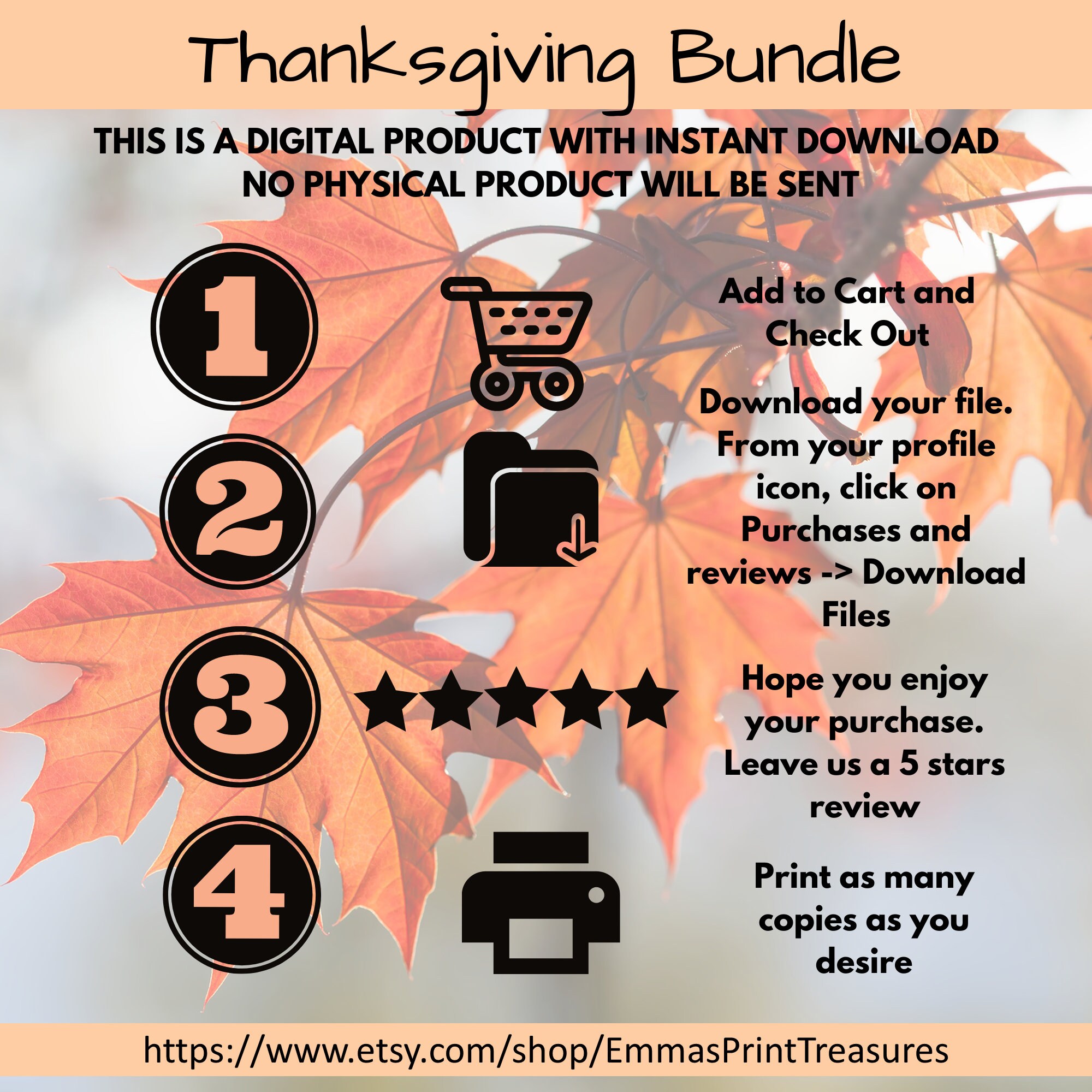 Thanksgiving Bundle| 8+ Products That Will Rock Your Holiday Get ...