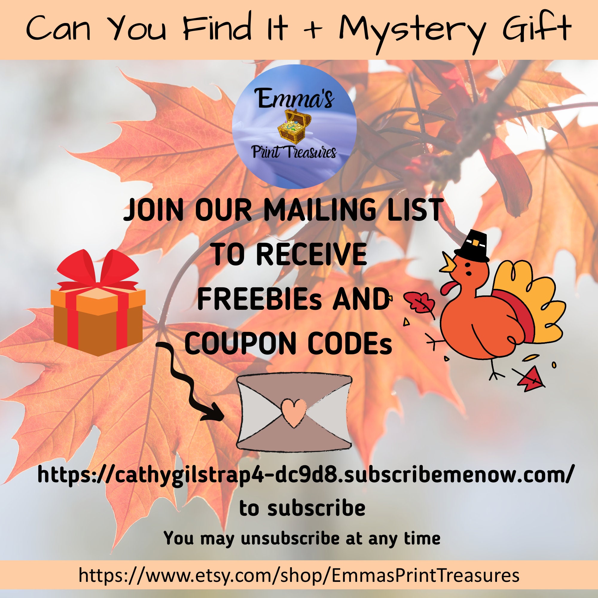 Can You Find It + Mystery Gift| Hidden Object Game| Thanksgiving Themed ...