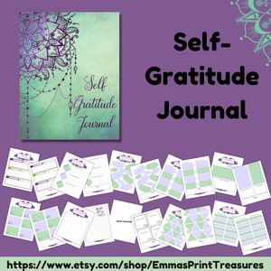 Self-gratitude Journal| 25 Unique and Fun Pages to Explore and Realize ...