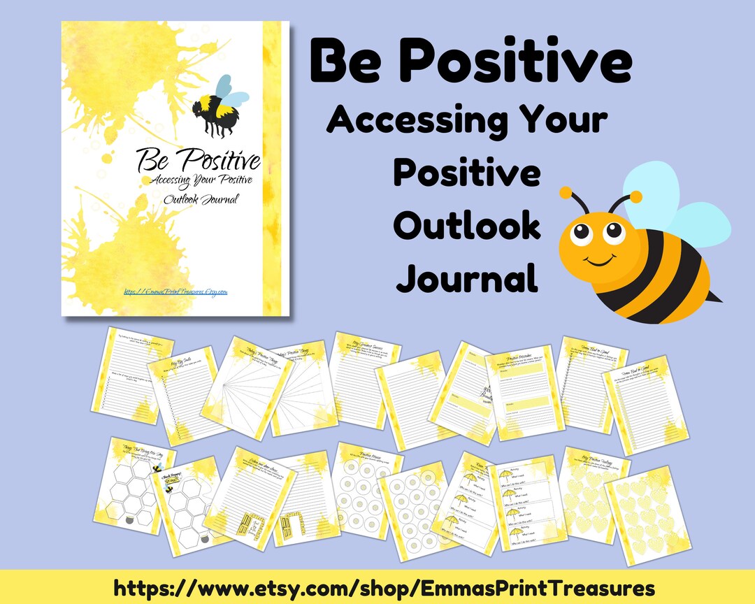 Be Positive Accessing Your Positive Outlook Journal| 27 Unique and Fun ...