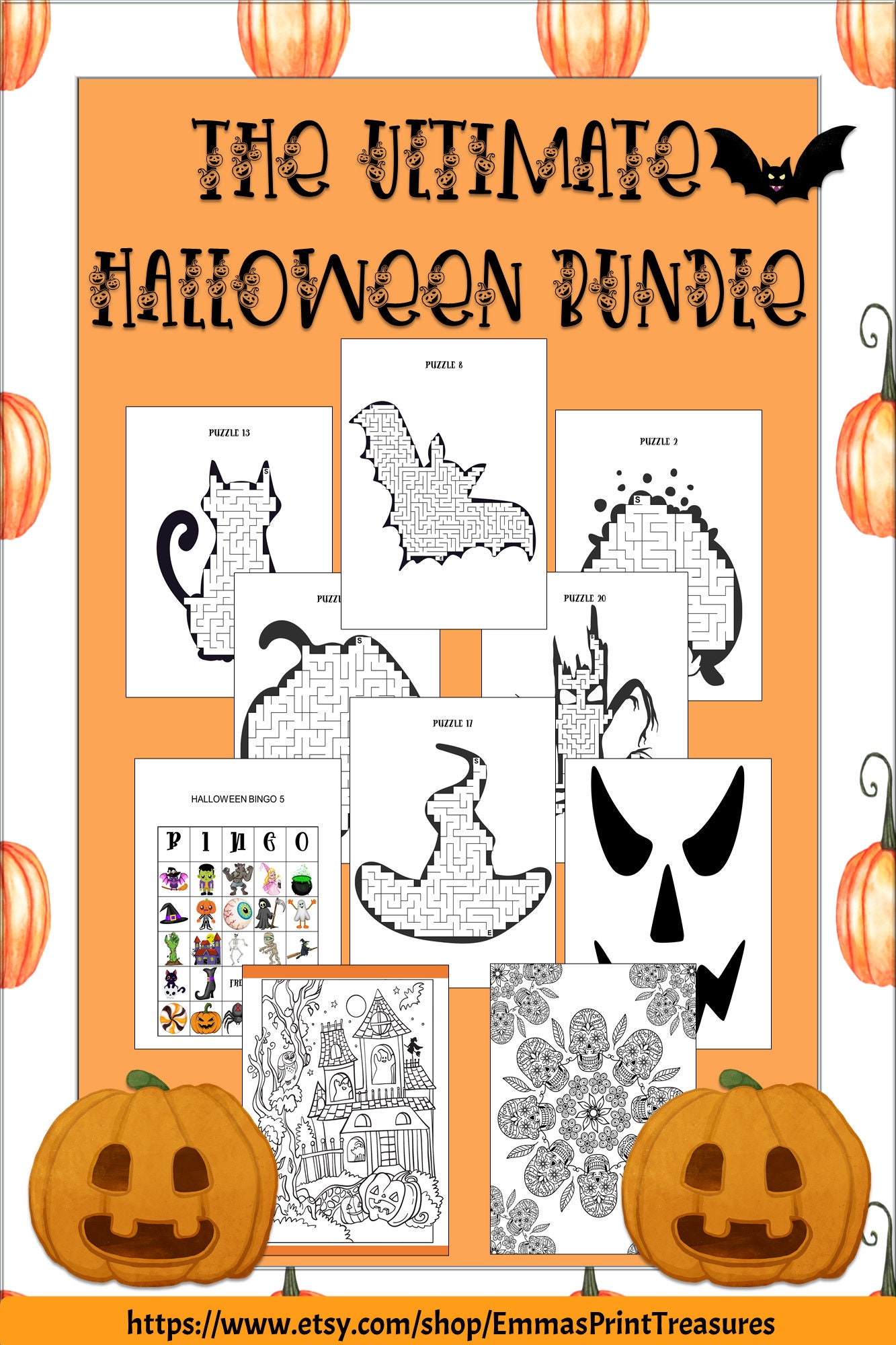 The Ultimate Halloween Bundle 10 Products That Will Rock Your - Etsy