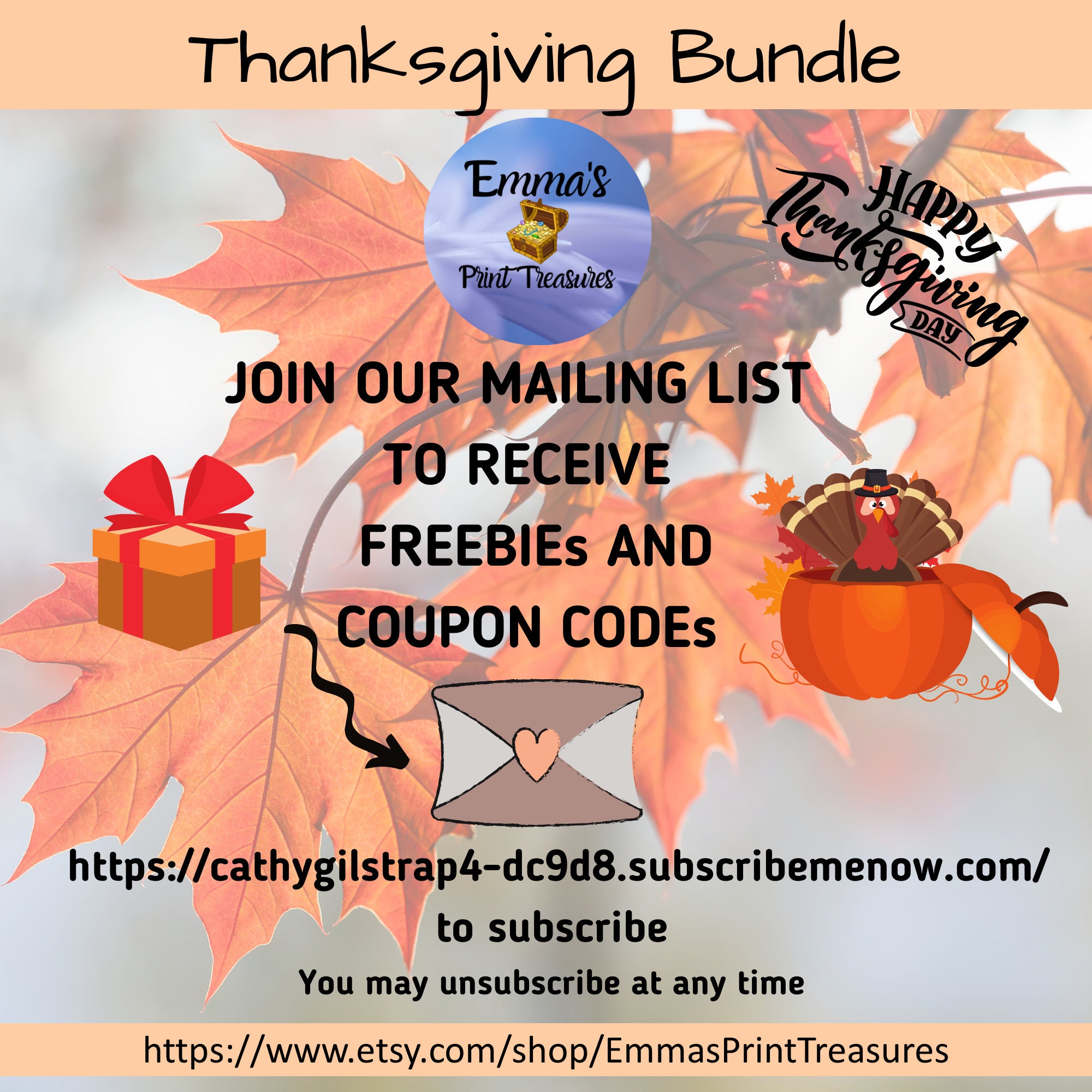 Thanksgiving Bundle| 8+ Products That Will Rock Your Holiday Get ...