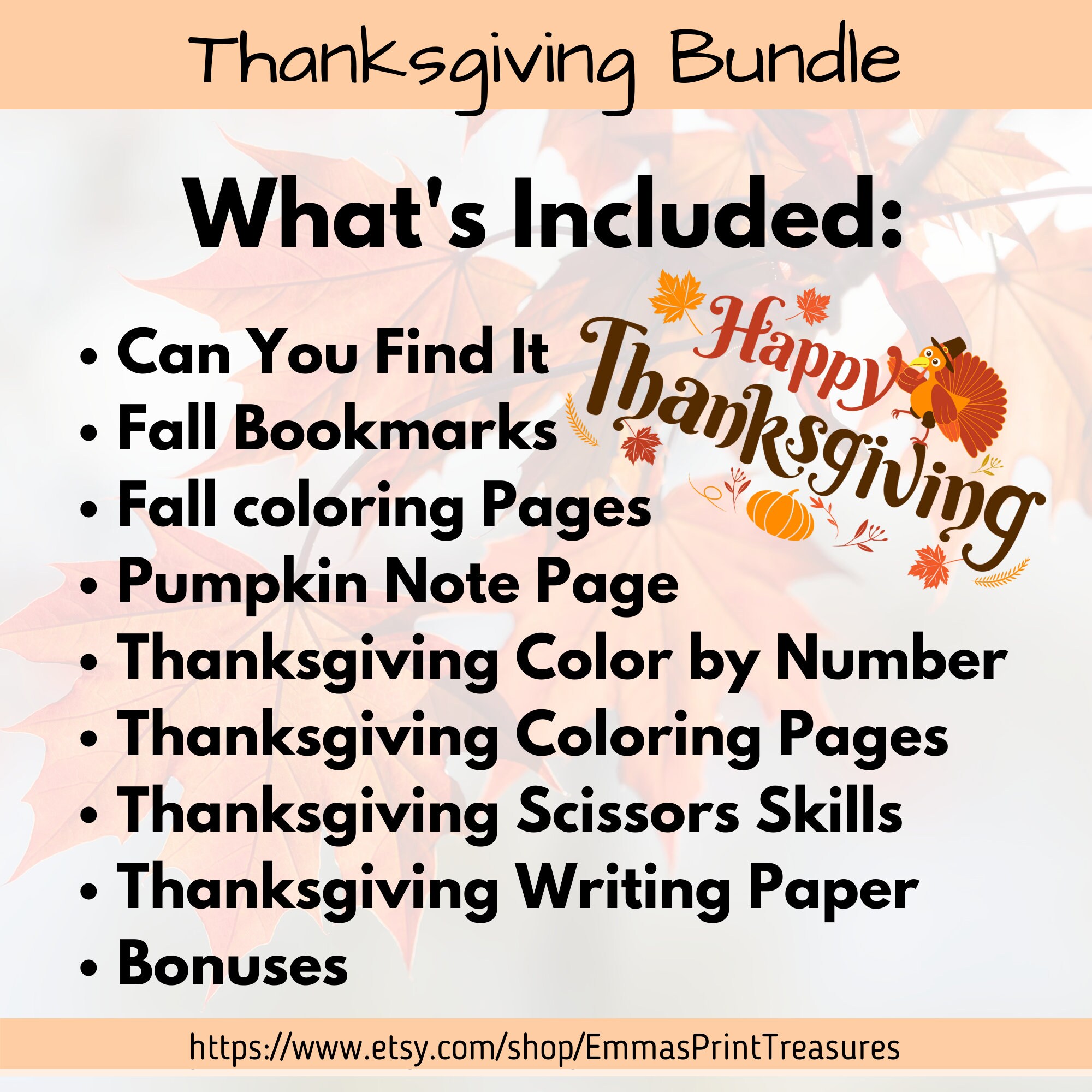 Thanksgiving Bundle| 8+ Products That Will Rock Your Holiday Get ...