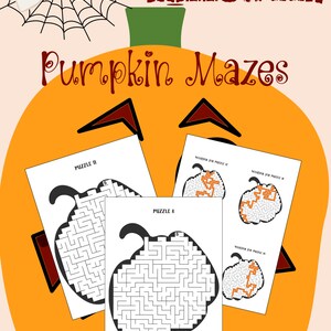 20 Halloween Pumpkin Mazes and Solutions| Relax and Enjoy Solving These ...