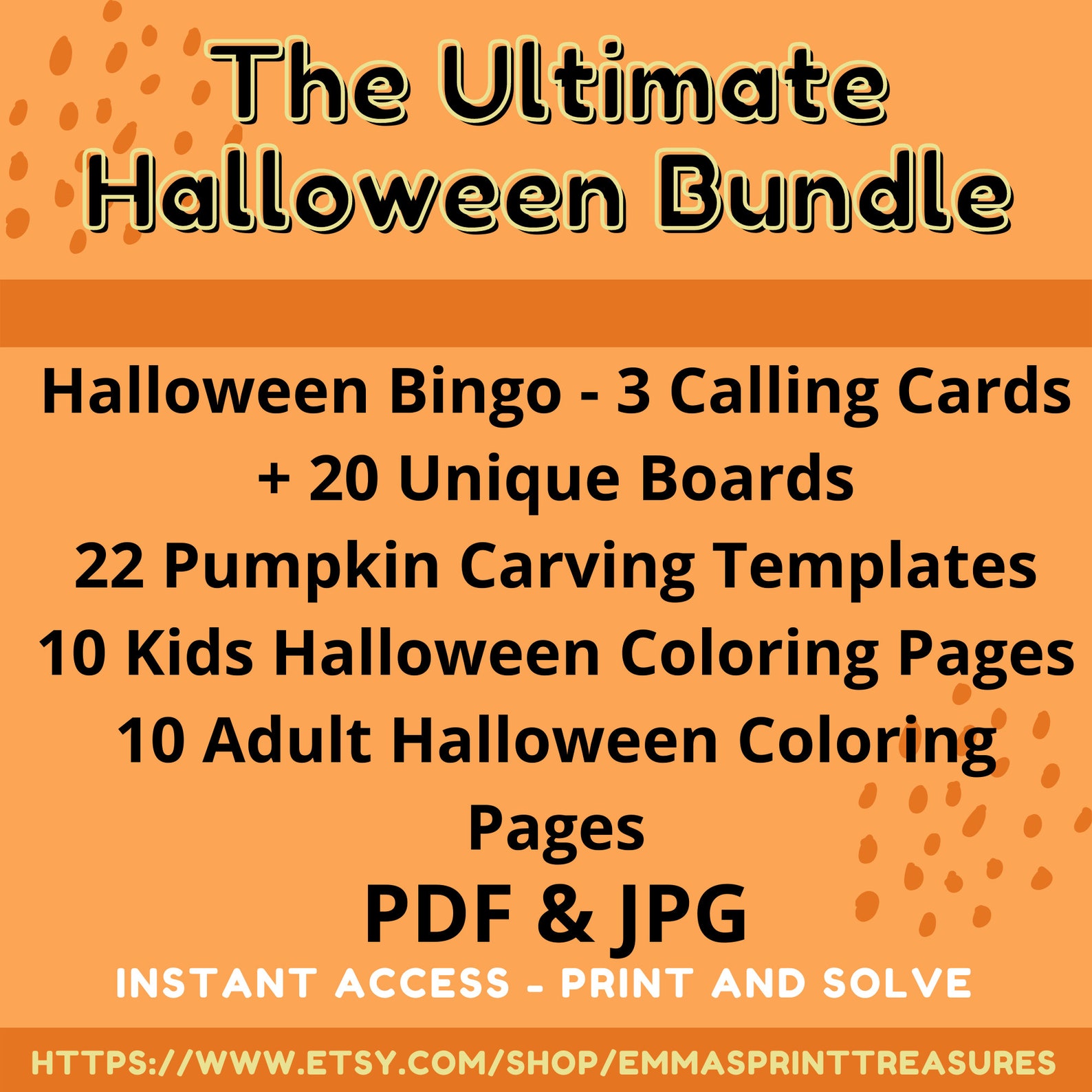 The Ultimate Halloween Bundle 10 Products That Will Rock Your - Etsy